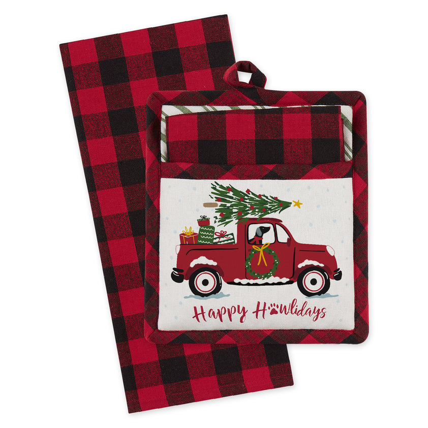 Wholesale Happy Howlidays Potholder Gift Set – Design Imports